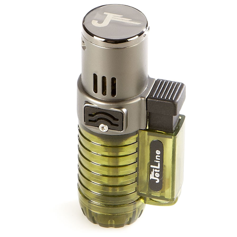 Jet Line Super Torch Triple-Flame Lighter - Green - CigarBid